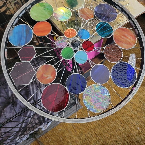 Stained Glass Bike - Etsy