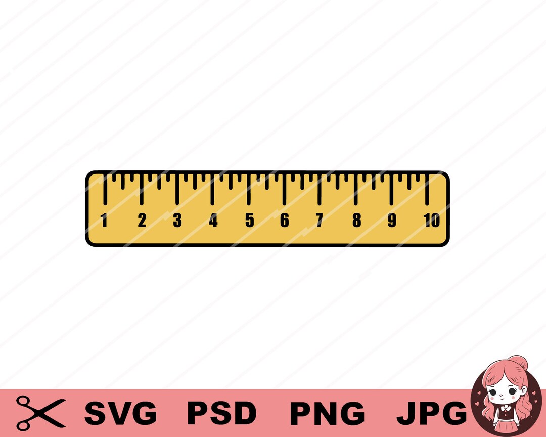 Ruler Svg School Svg Ruler PNG Ruler Cut File Cricut Svg Files Shirt ...