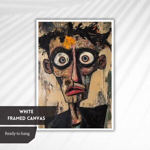 Expressive Abstract Portrait – Raw Emotional Art, Bold Surrealism ...
