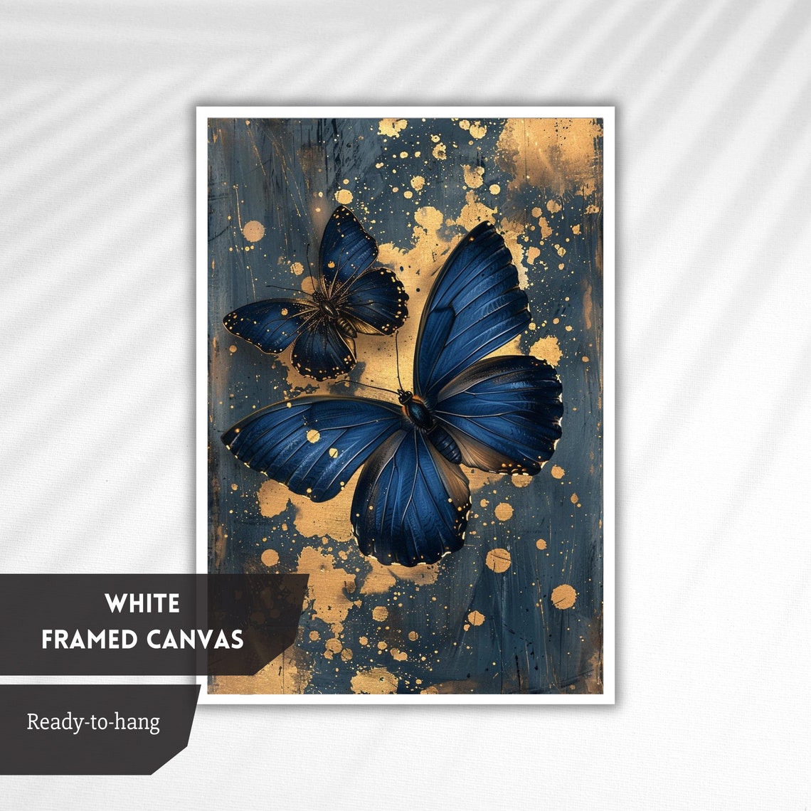 Butterfly Animal Art - Butterfly Canvas Print, Colorful Butterfly Wall ...