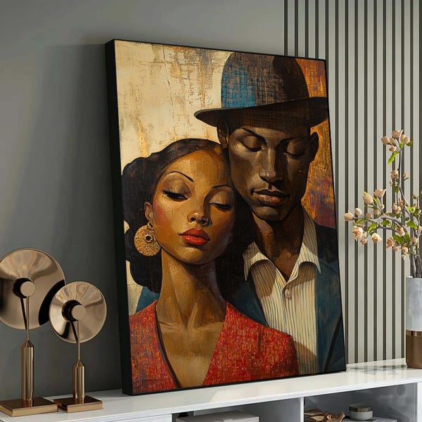 Love Couple Painting - Etsy