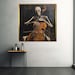 Skeleton Playing Cello Painting – Dark Gothic Musician Art, Unique ...