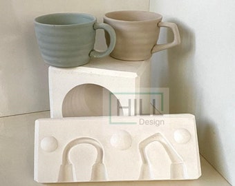 Plate Mold, Slip Casting Mold Ceramics and Porcelain, Craft Kit,plaster ...