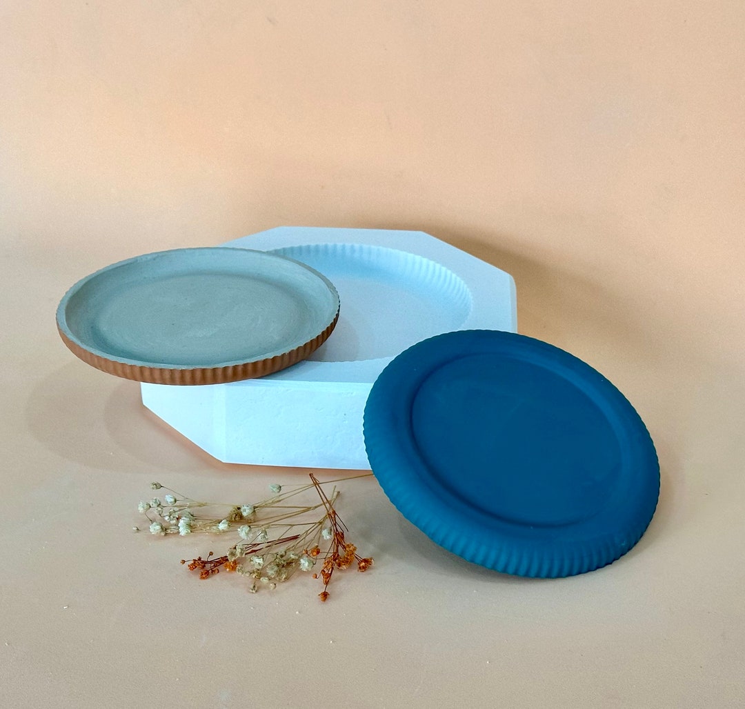 Plate Mold, Slip Casting Mold Ceramics and Porcelain, Craft Kit,plaster ...