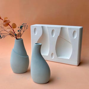 Vase Mold, Slip Casting Mold Ceramics and Porcelain, Decor Vase Mold ...
