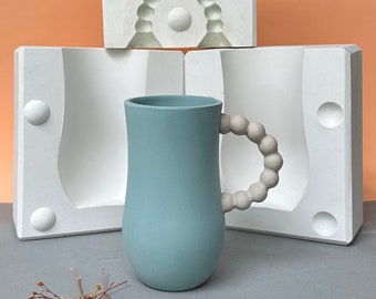 Mug Mold, Slip Casting Mold Ceramics and Porcelain, Craft Kit,plaster ...