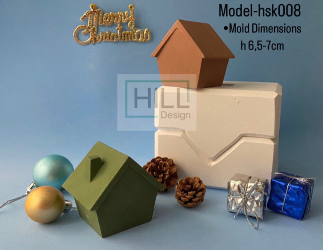 Christmas Tree Mold, Santa Mold, Ceramics and Porcelain, Craft Kit ...