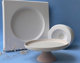 Plate Mold, Slip Casting Mold Ceramics and Porcelain, Craft Kit,plaster ...
