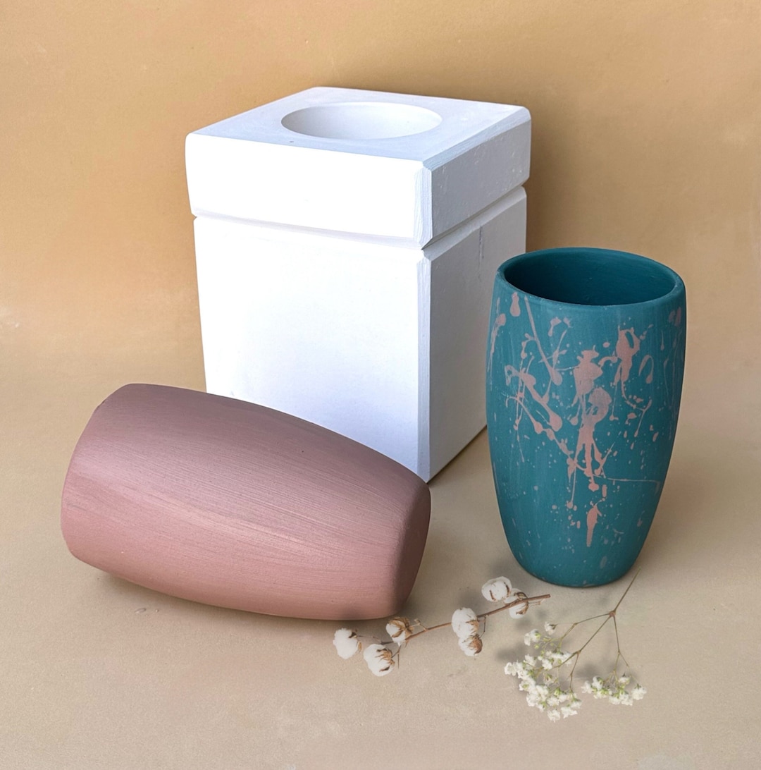 Slip Casting Mold Ceramics and Porcelain, Craft Kit,plaster Mug ...