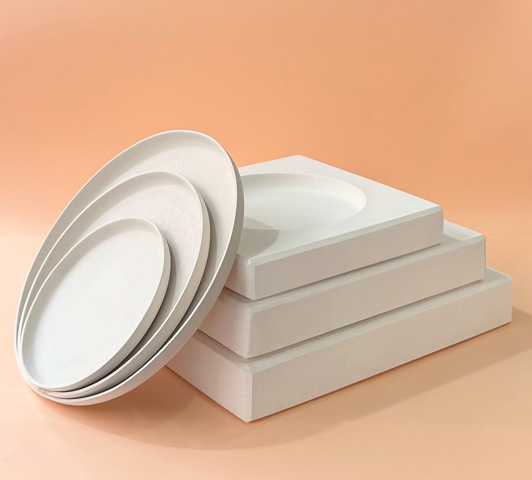 Slipcasting Plaster Mold Gipsfprm for Small Medium Large Plate, Plate ...