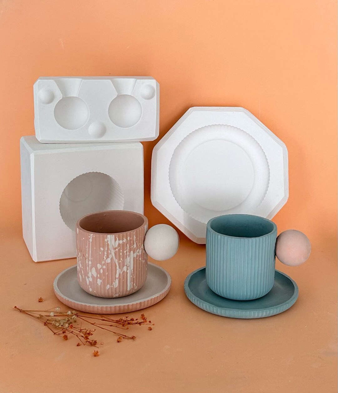 Mug Mold, Slip Casting Mold Ceramics and Porcelain, Craft Kit,plaster ...