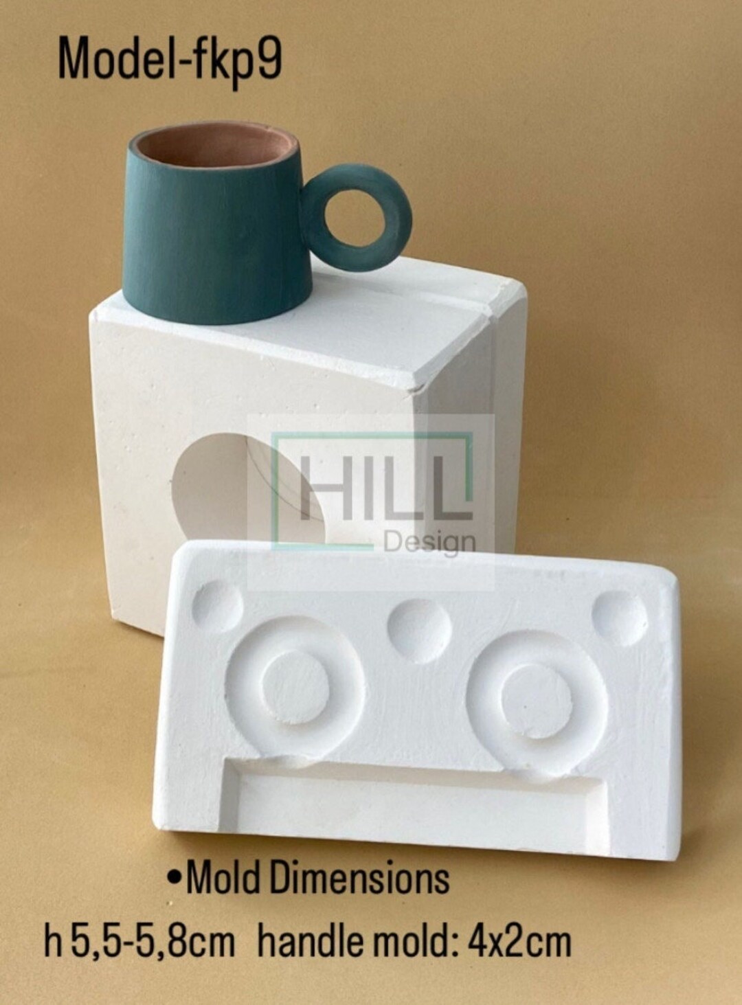 Mug Mold, Slip Casting Mold Ceramics and Porcelain, Craft Kit,plaster ...