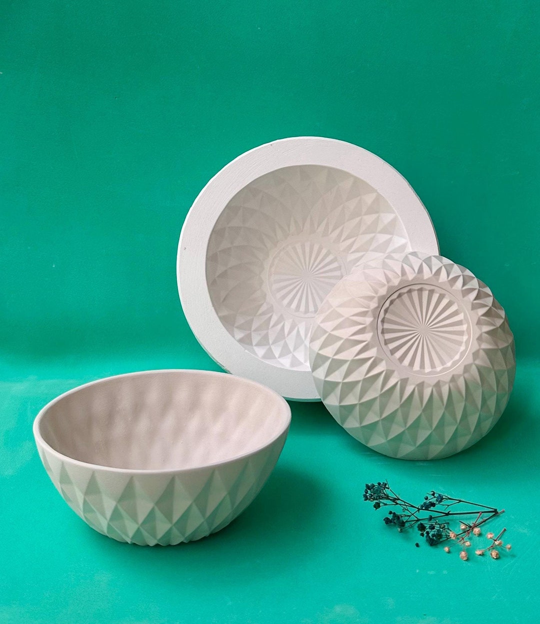 Bowl Mold, Ceramic Casting Mold, Concrete Mold, Casting Mold, Ceramic ...