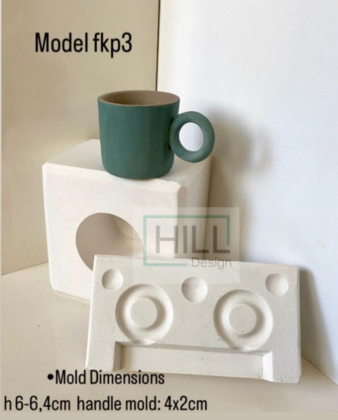 Mug Mold, Slip Casting Mold Ceramics and Porcelain, Craft Kit,plaster ...