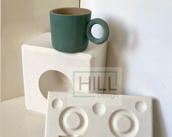 Mug Mold, Slip Casting Mold Ceramics and Porcelain, Craft Kit,plaster ...