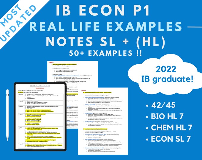 IB SL/HL Detailed History Notes Paper 2 3 International Baccalaureate ...