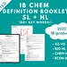IB Biology SL/HL Study Notes - Etsy