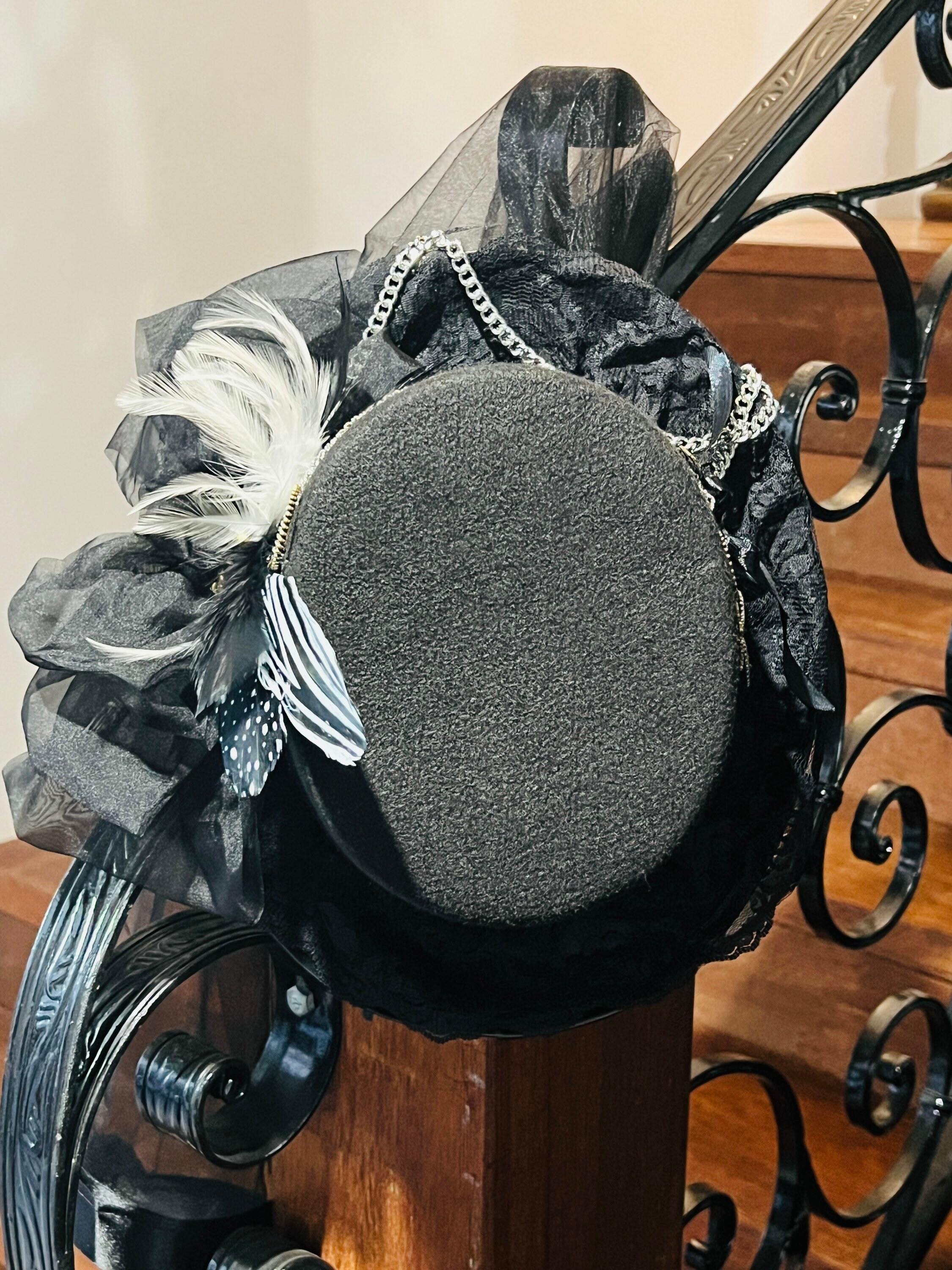 Steampunk Gothic Top Hat Fascinator Wedding Veil Victorian - Etsy