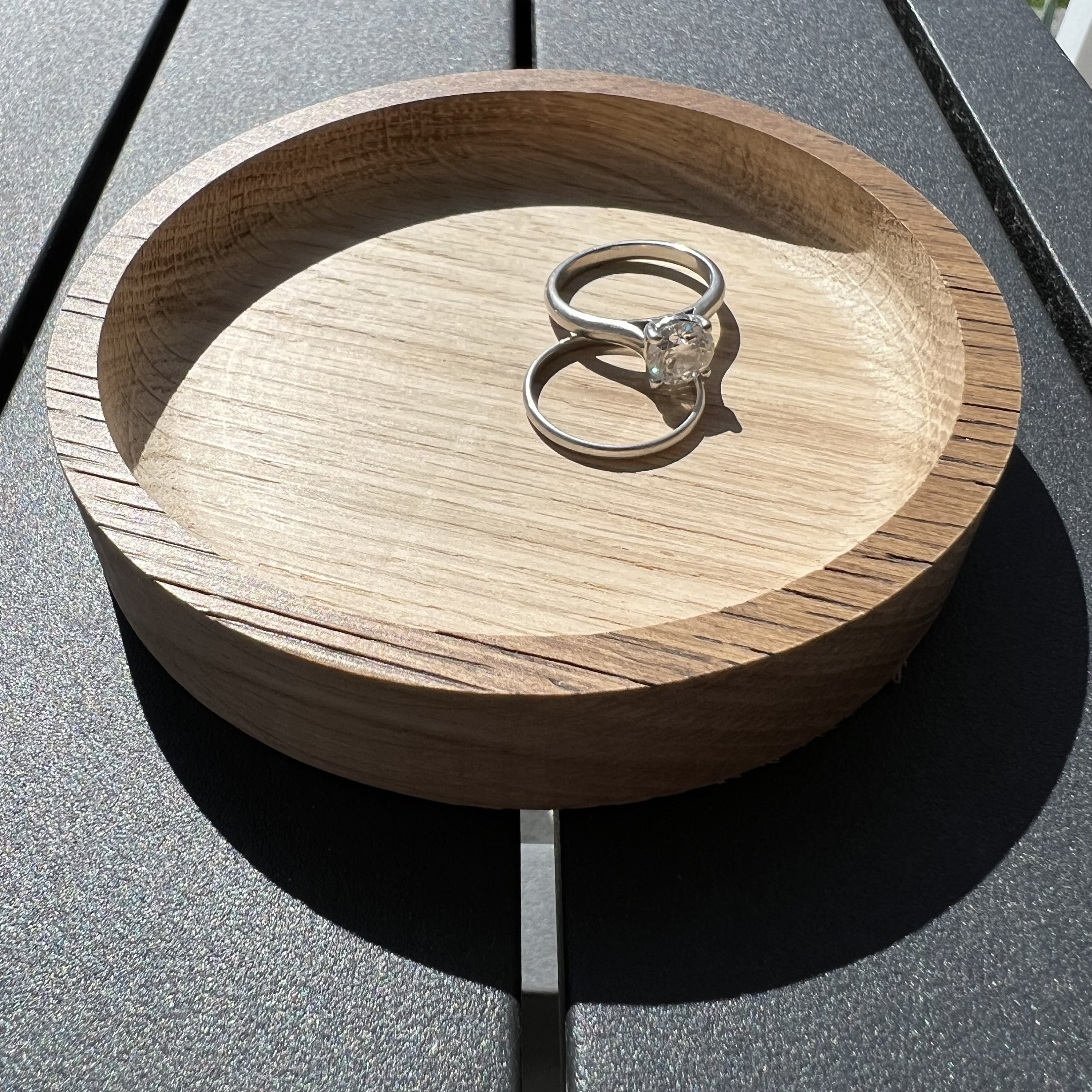 Wood Ring Dish / Jewelry Tray / Wood Catch All Tray Ring Tray Valet ...