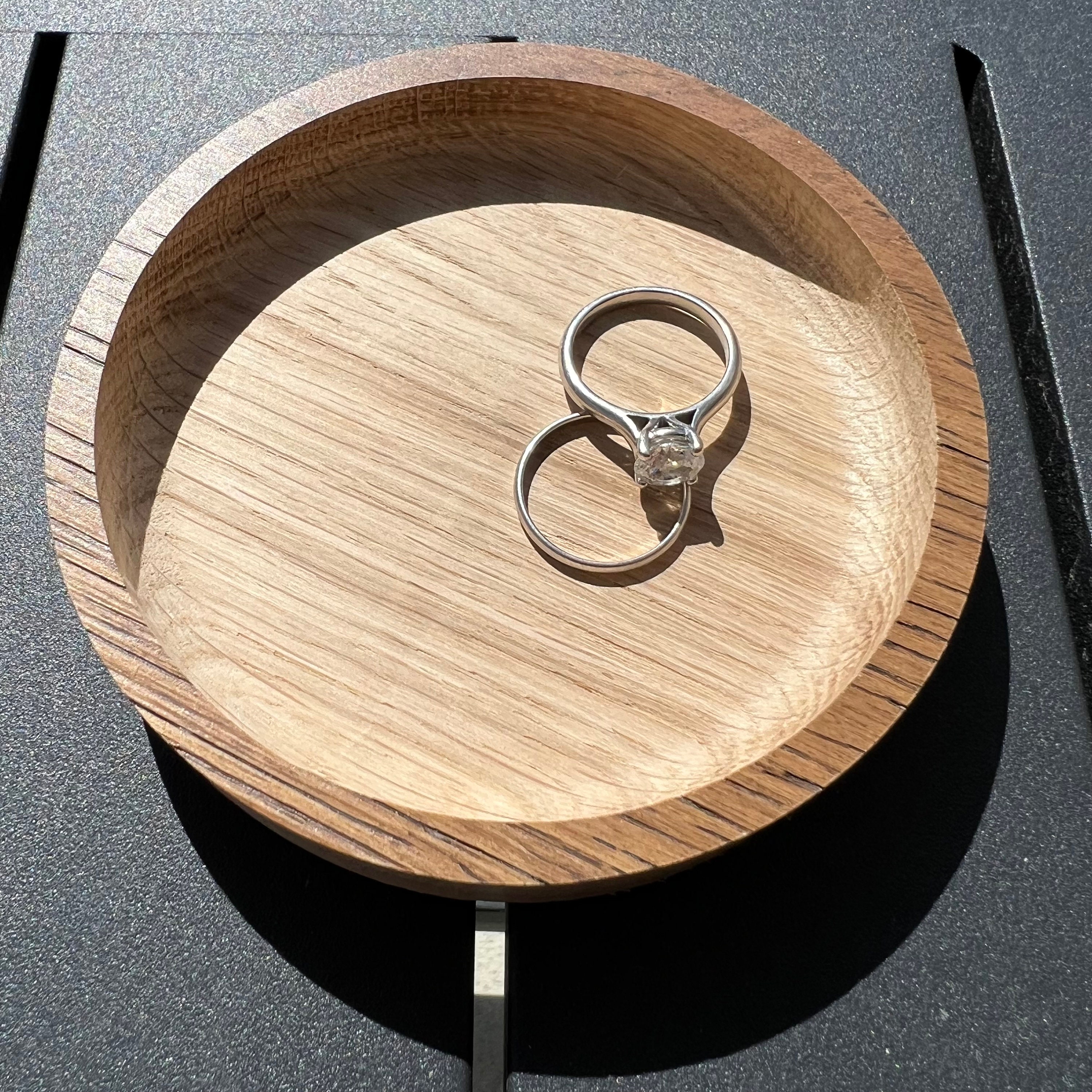 Wood Ring Dish / Jewelry Tray / Wood Catch All Tray Ring Tray Valet ...