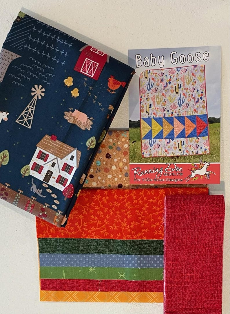 Baby Goose Farm Quilt Kit - Etsy