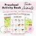 FARM ANIMALS Printable Activity Book, Toddler Busy Book, Learning ...