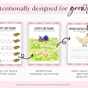 FARM ANIMALS Printable Activity Book, Toddler Busy Book, Learning ...