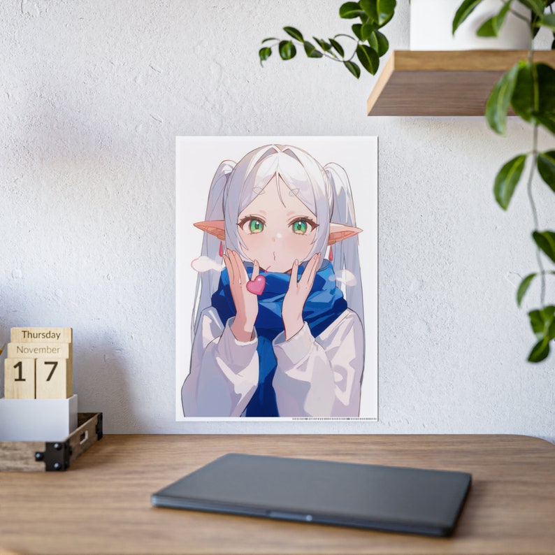 Elf Kiss Gloss Poster - Etsy