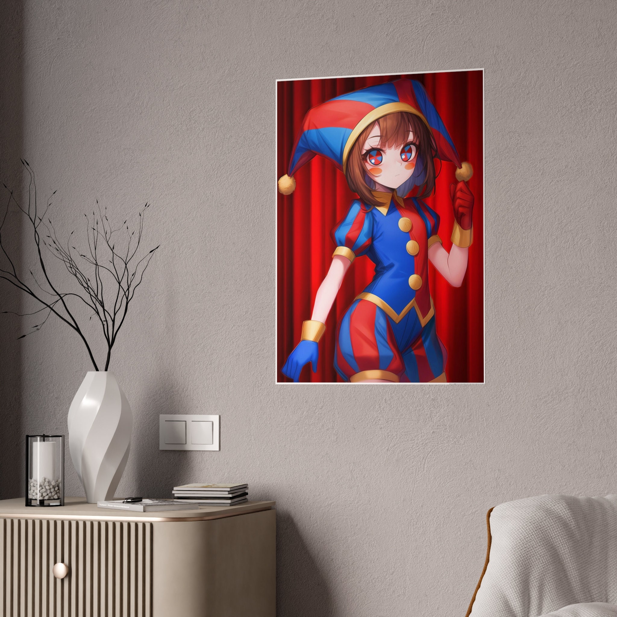 Pomni Gloss Poster - Etsy