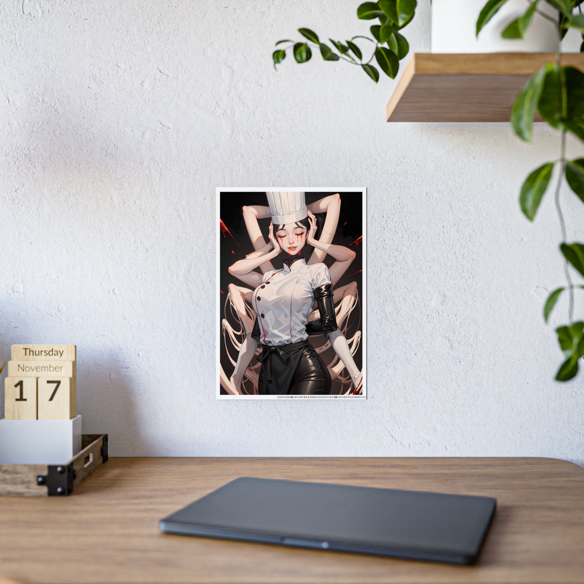 Falling Devil Gloss Poster - Etsy