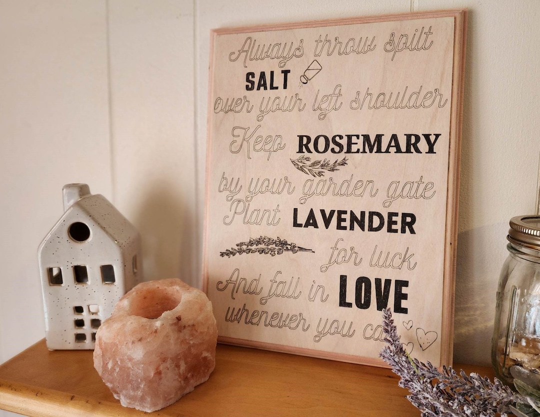 Practical Magic Sign Engraved Sign Kitchen Decor Garden - Etsy