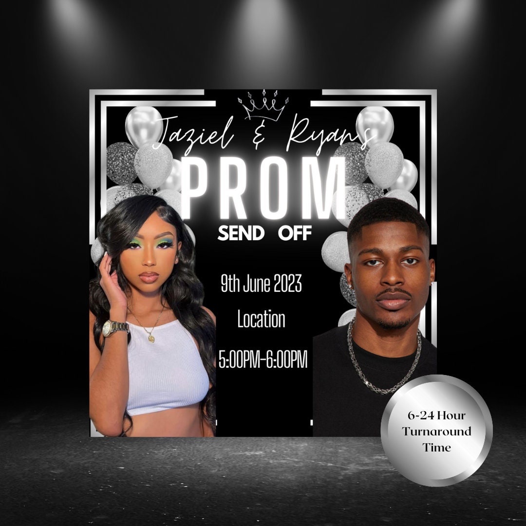 Prom Send Off Prom Send off Invitation Prom Flyer Prom - Etsy