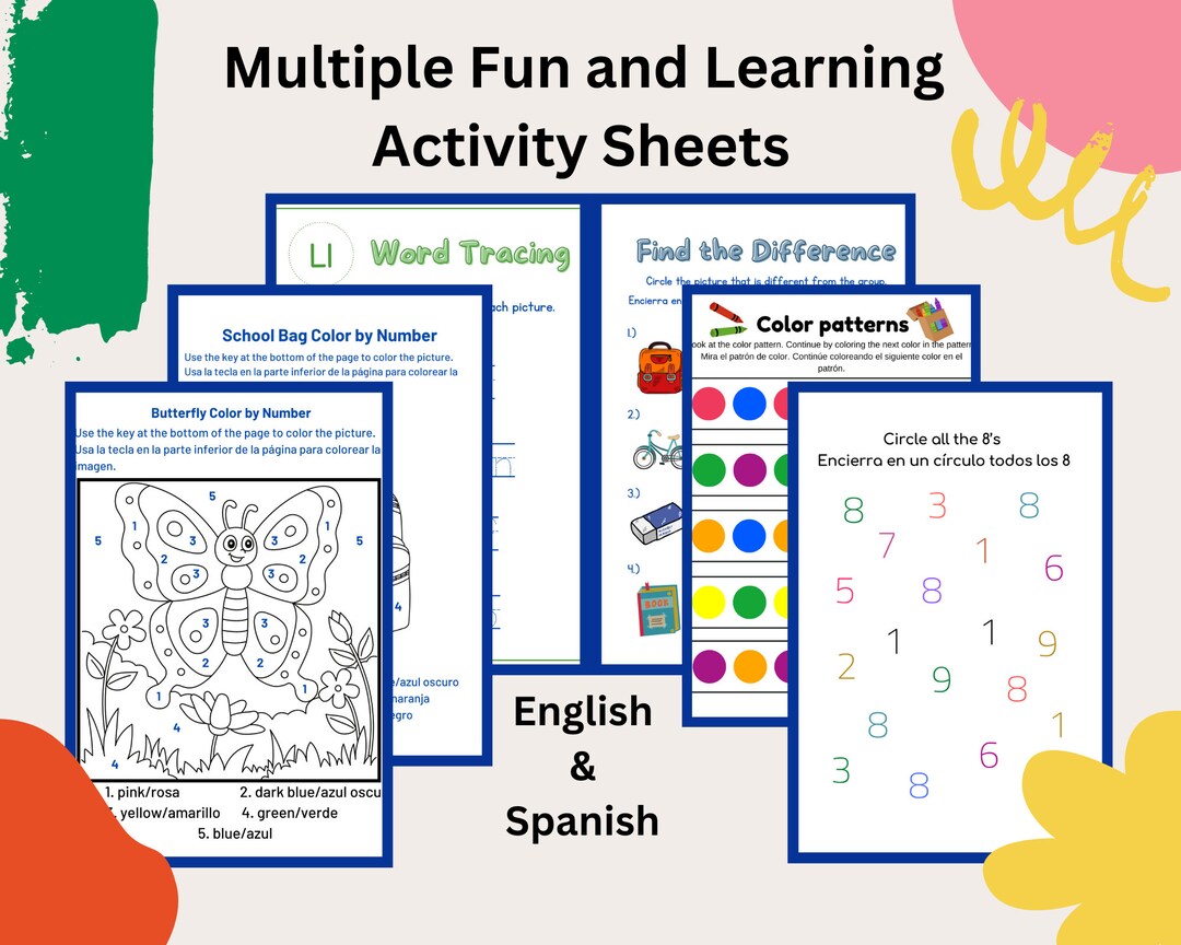 Preschool Learning Kindergarten Worksheet Tracing Handwriting Printable ...