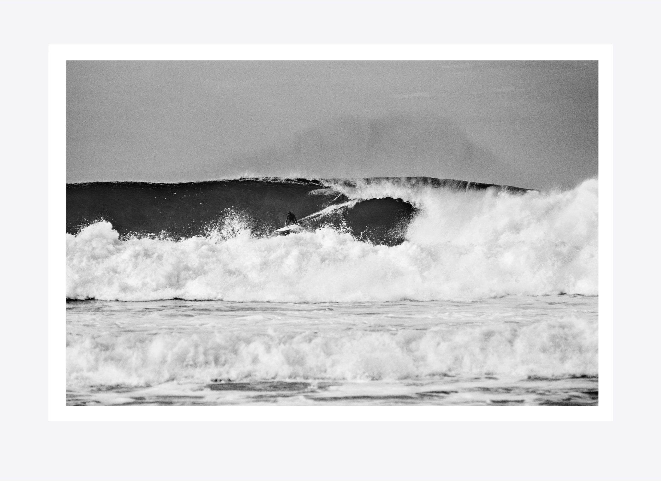 Fine Art Photograph Of Surfer In Big Wave In California Available fine-art-photograph-of-surfer-in-big-wave-in-california-available