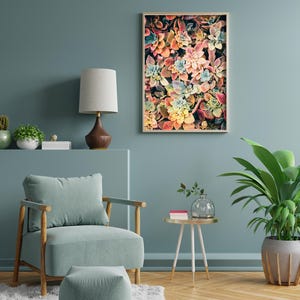 Colorful Succulent Digital Download Photograph for Diy Printing Home ...