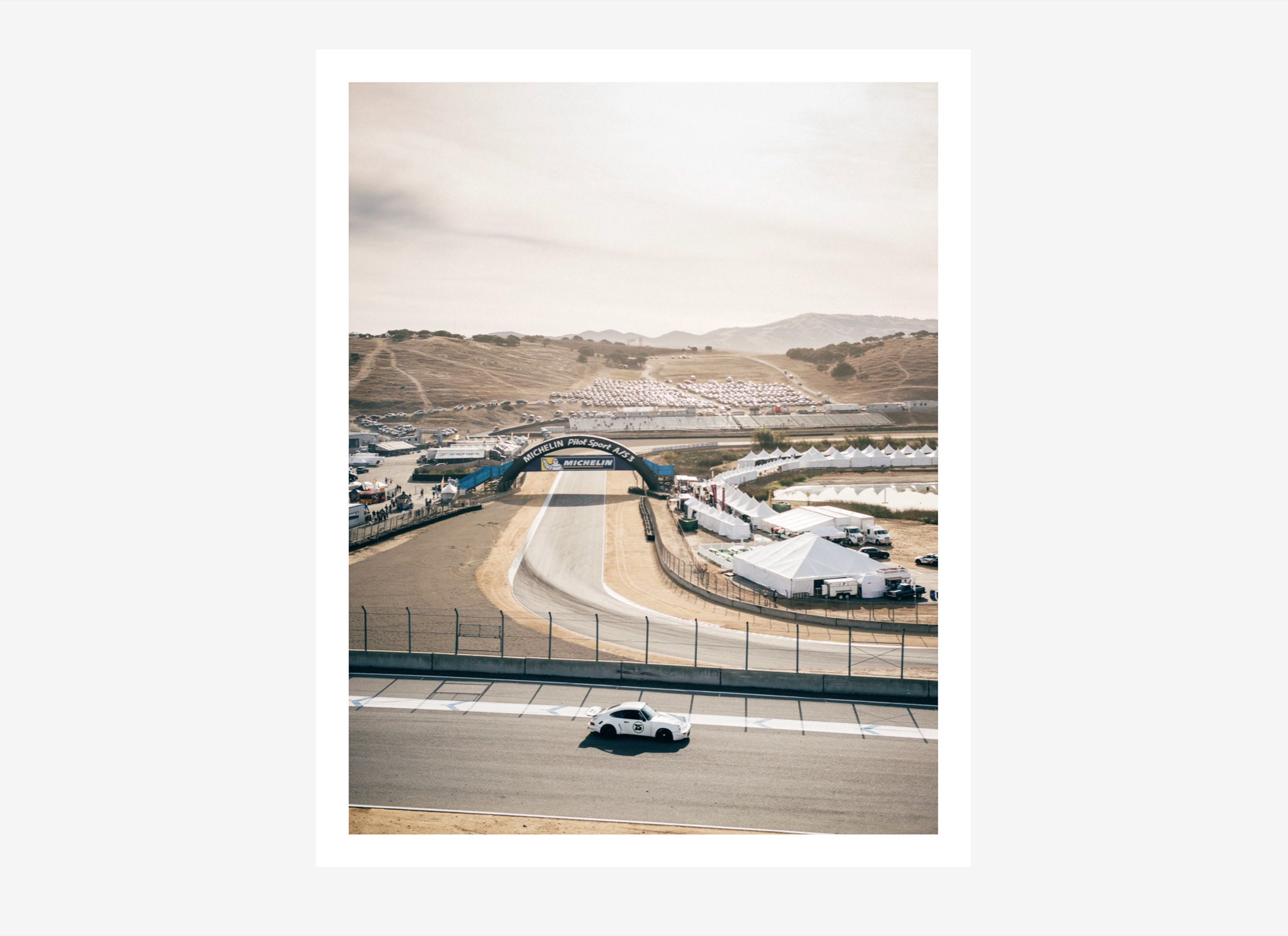 Vertical Fine Art Photograph of a German Vintage Race Car at the ...