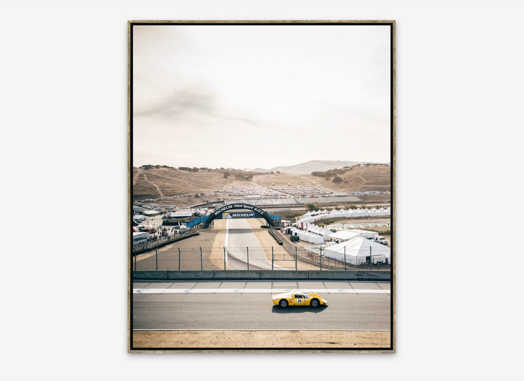 Vertical Fine Art Photograph of a German Vintage Race Car at the ...