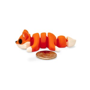 Kids Orange Fox | 3D Printed Flexible Fox Toy - Etsy