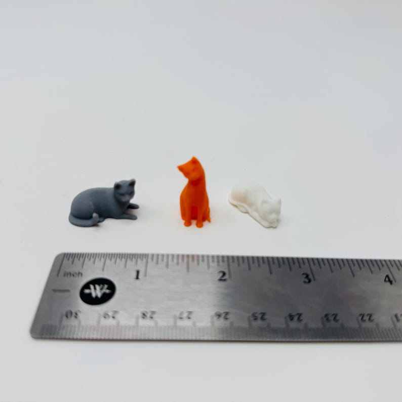Tiny Mini 3d-printed Cats - Made in the USA - Delightful Hidden ...