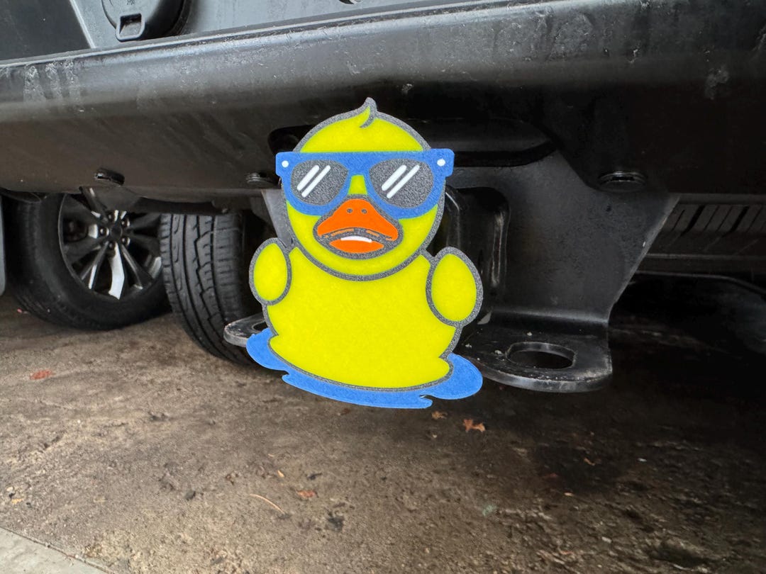 3D Printed Duck Hitch Cover for Jeep, Fun Jeep Accessory, Hitch Plug ...