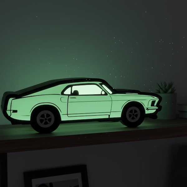 Mustang Alarm Clock - Etsy
