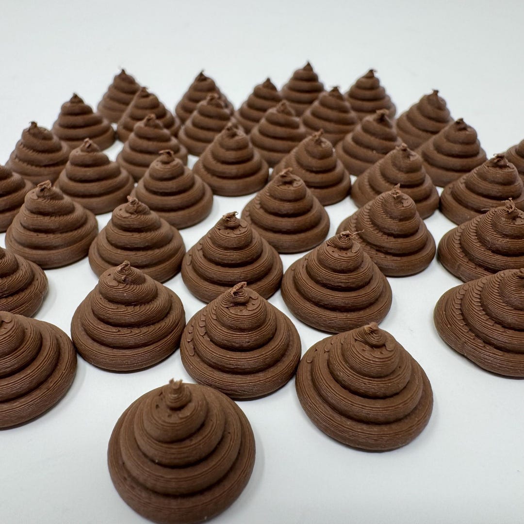 Tiny Mini 3d-printed Poop Prank Toys - Made in the USA - Delightful ...