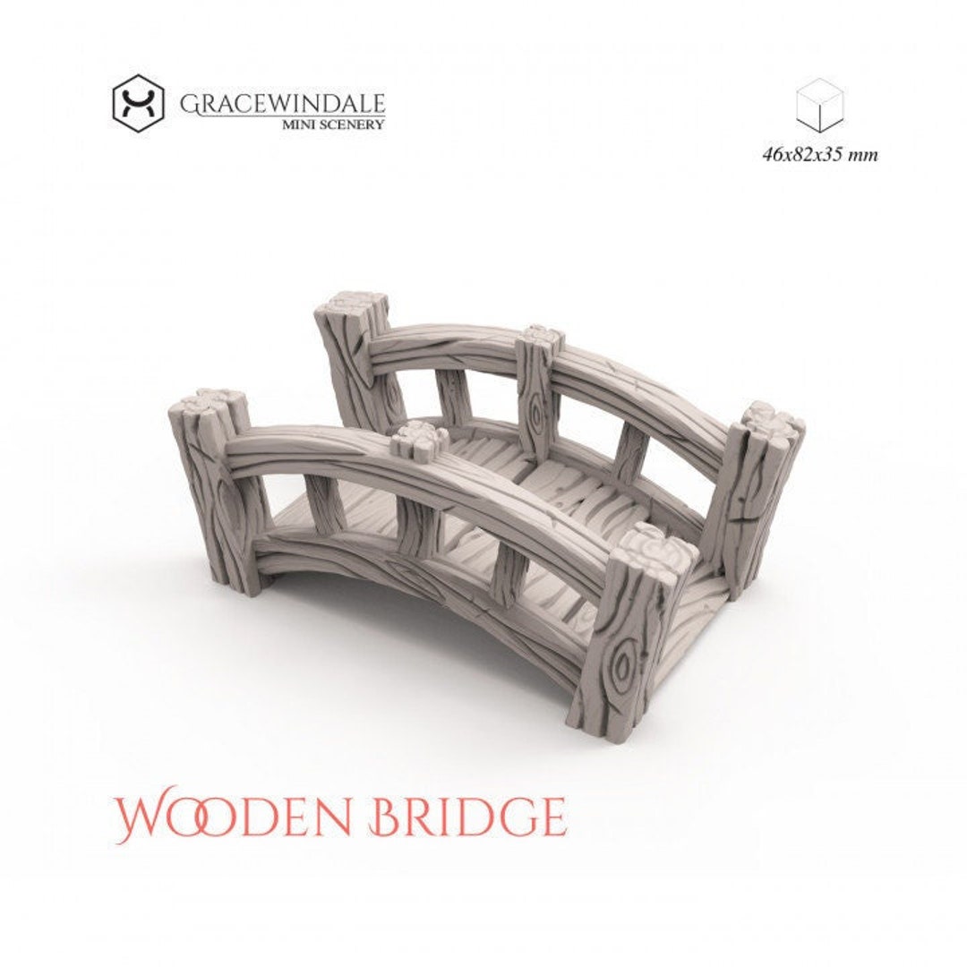 Wooden Bridge | Dnd Miniature Terrain | Dungeons and Dragons | D&D ...
