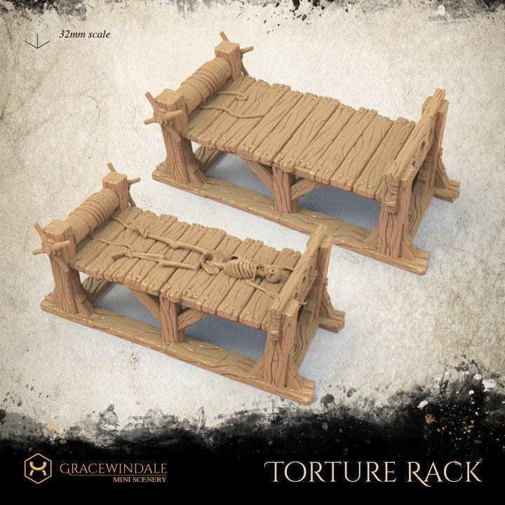 Torture Rack Dnd Miniature Terrain Dungeons and Dragons D&D Tabletop ...