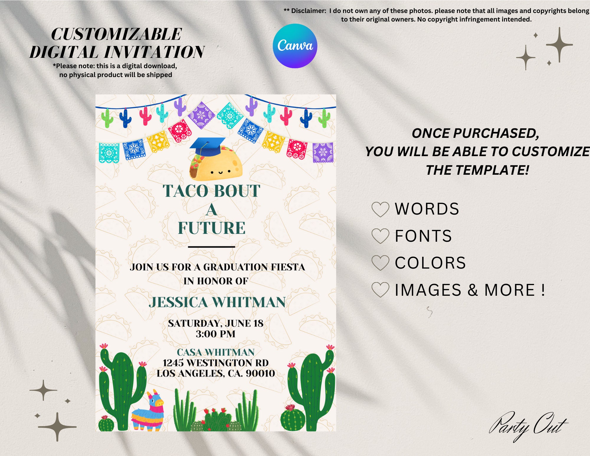 Taco Bout A Future Fiesta Graduation Ceremony Party Celebration ...