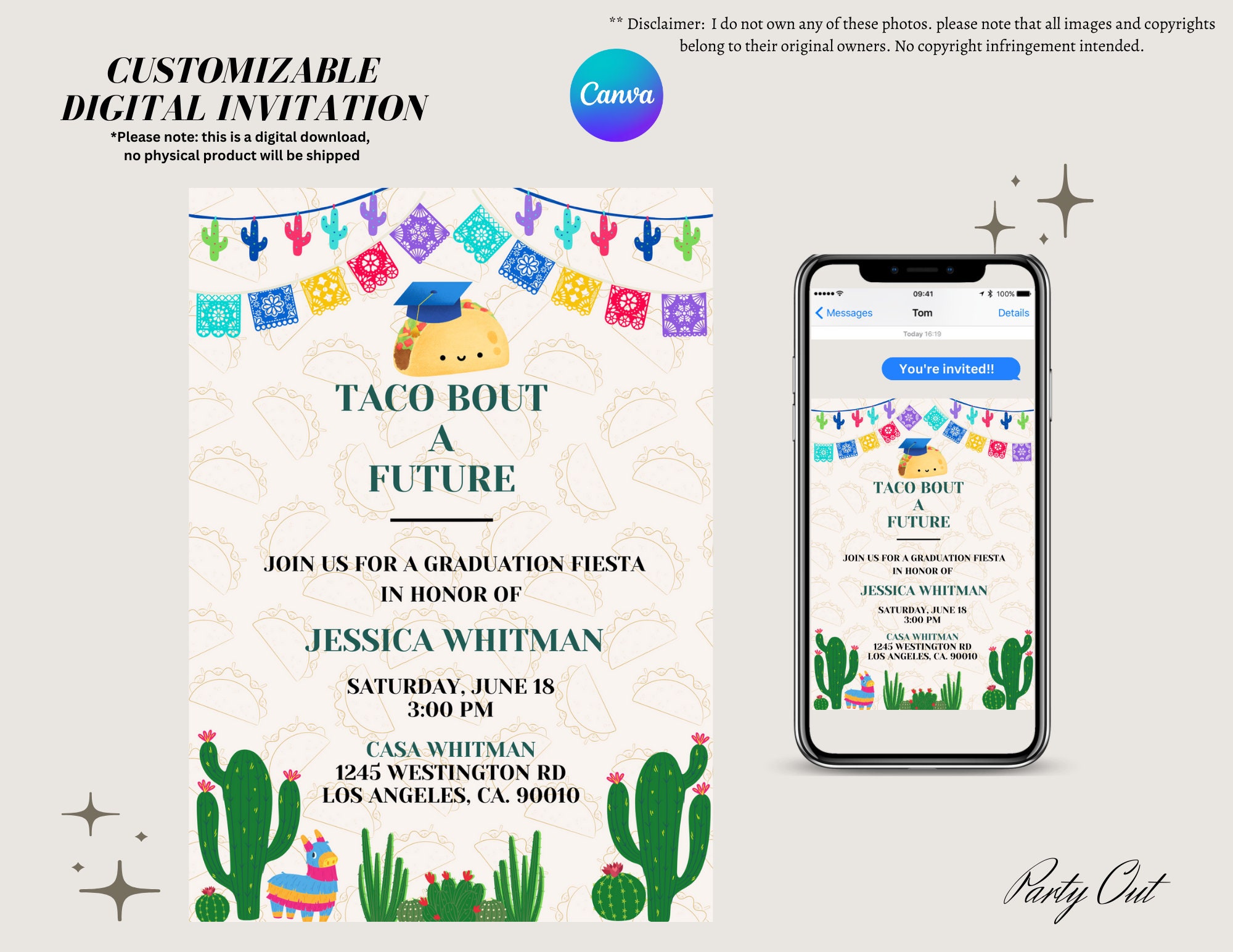 Taco Bout A Future Fiesta Graduation Ceremony Party Celebration ...