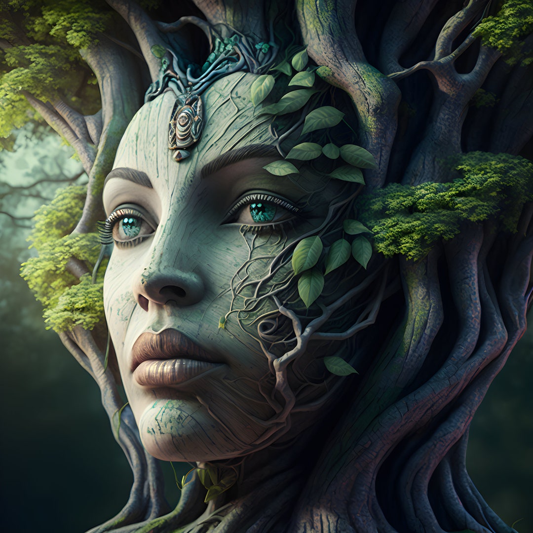 Sticker Tree Goddess 1 - Etsy