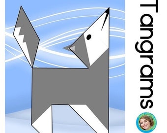 Pet Tangram Puzzles Printable 2D Shapes Math Center Tangrams - Etsy