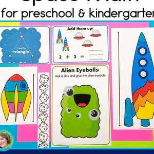 Space Math Outer Space Activities Number Measurement Shape Adding More ...