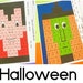 Editable Programmable Halloween Color by Code Mystery Pictures - Etsy